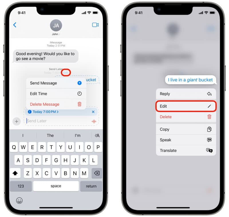 How to schedule texts on iPhone using 'Send Later' feature