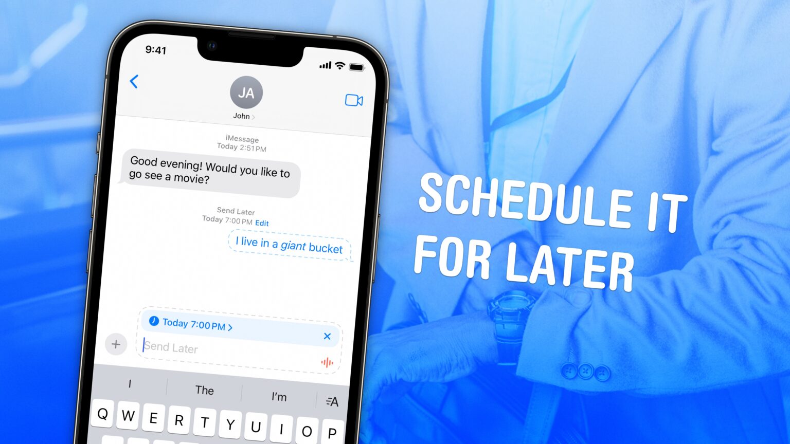 Schedule a text message on iPhone: How to use 'Send Later'