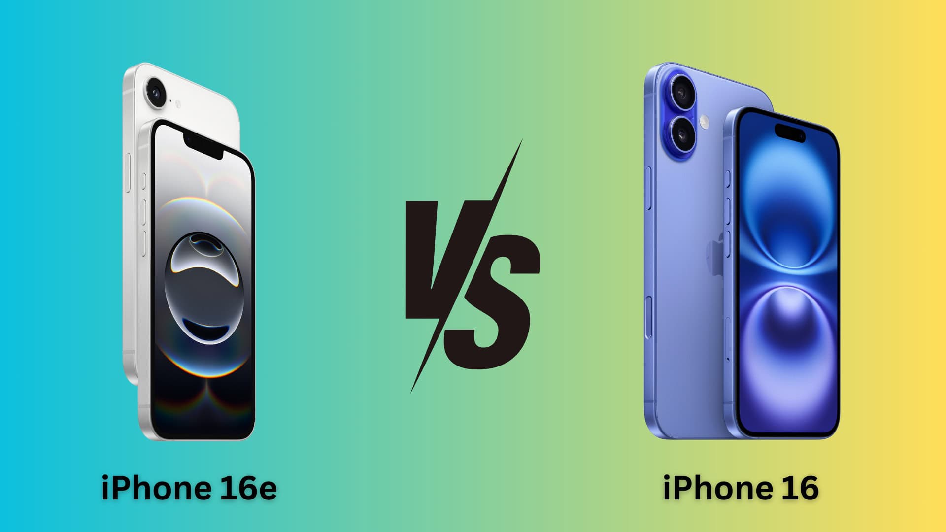 IPhone 16e Vs IPhone 16