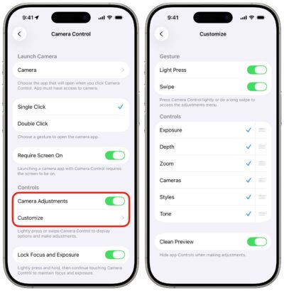 How to use and customize the iPhone Camera Control button | Cult of Mac