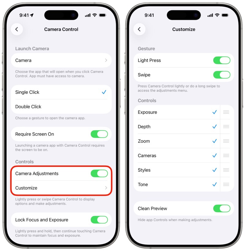 How to use and customize the iPhone Camera Control button | Cult of Mac