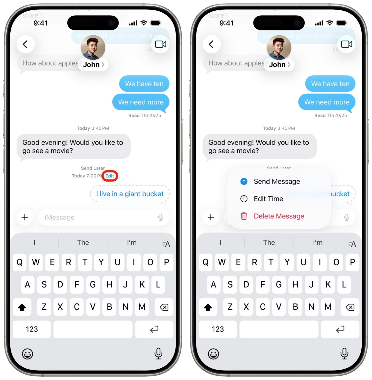 How to schedule texts on iPhone using 'Send Later' feature