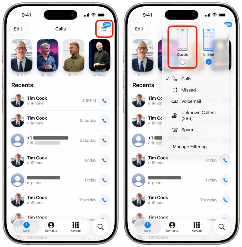 New Phone app: How to use it in iOS 26 (or get the old one back) | Cult ...