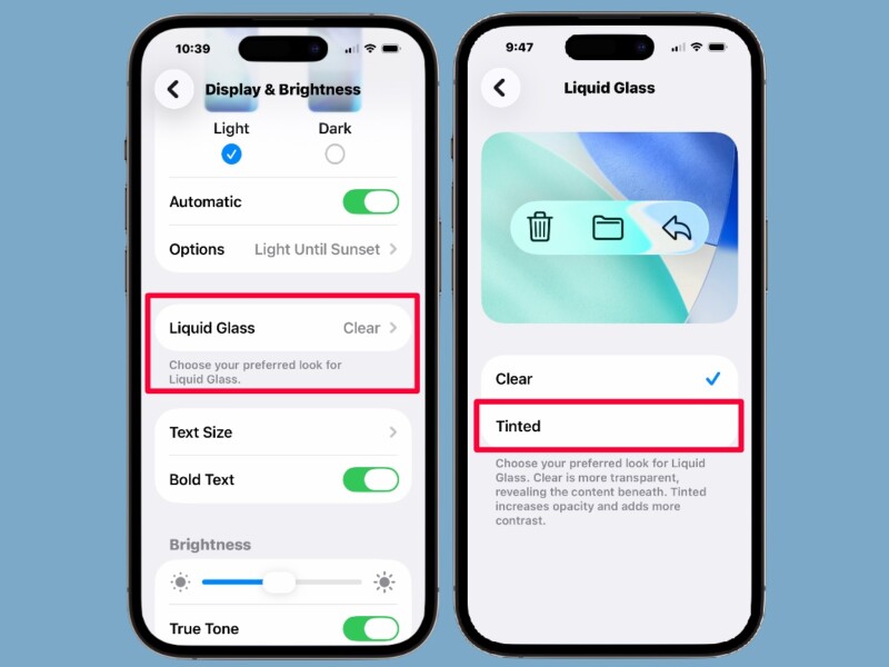 Turn off Liquid Glass in iOS 26: How to disable the transparency | Cult ...