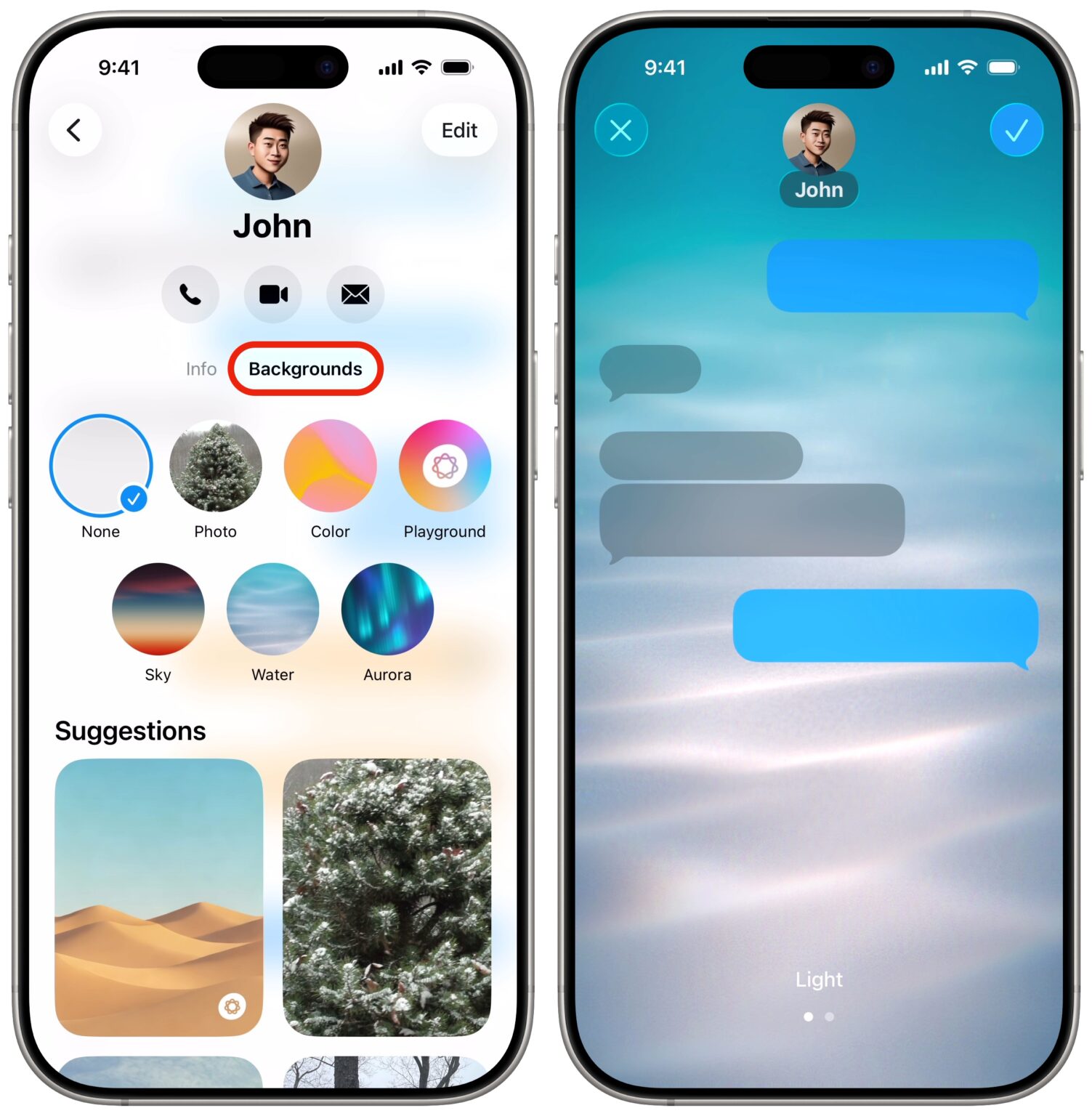 Messages background on iPhone: Set one and quickly tell it apart | Cult ...