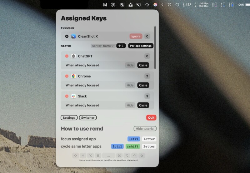 rcmd review: A better app switcher for Mac | Cult of Mac