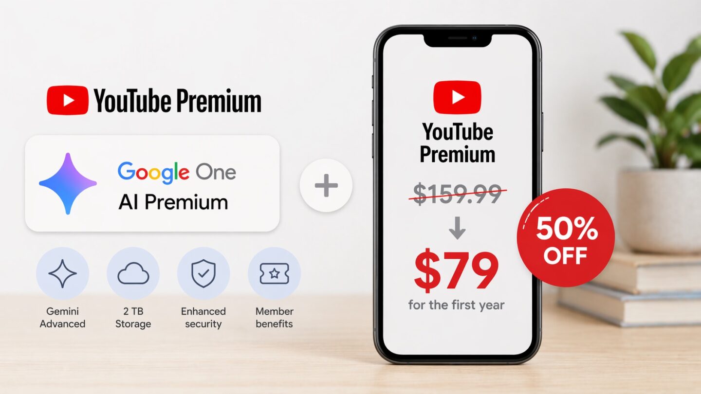 YouTube Premium now costs half with this Google AI plan | Cult of Mac