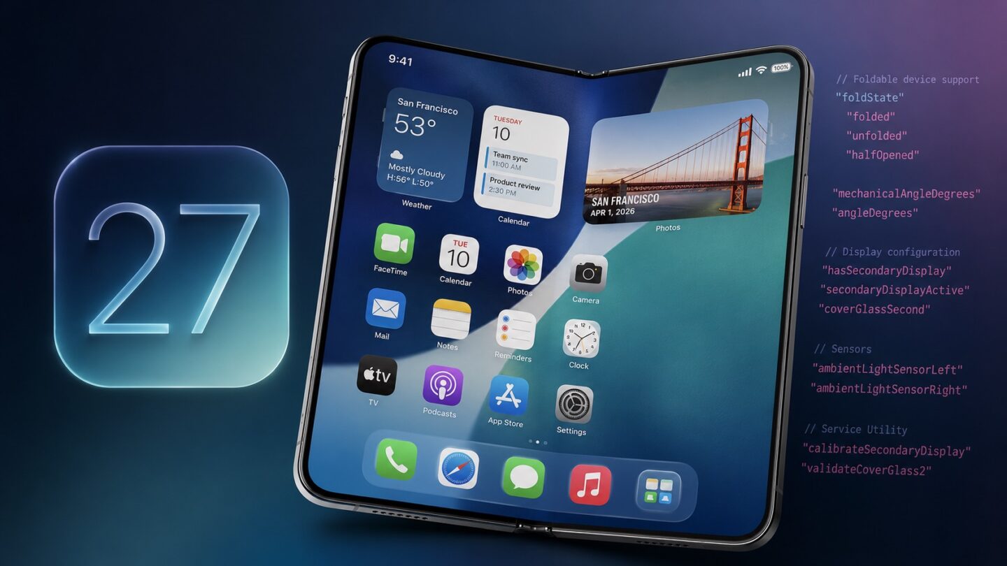 Foldable iPhone gets biggest clue yet in iOS 27 beta | Cult of Mac